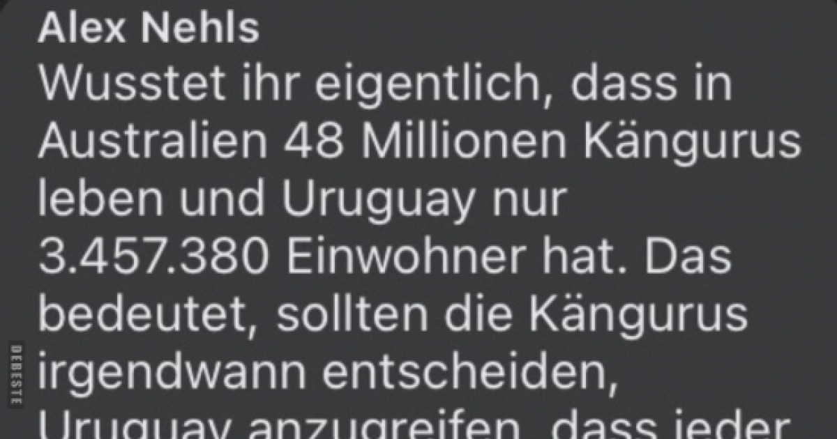 Neue Bilder und Memes - Kanguru - lustig, kostenlos - DEBESTE.de