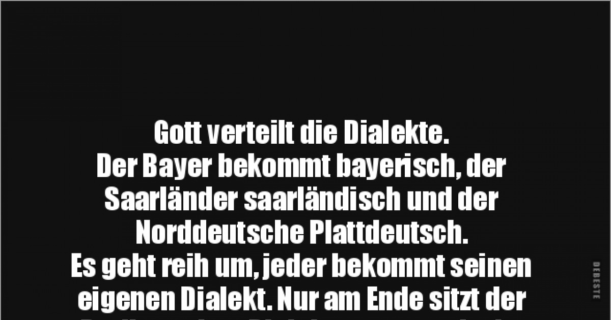 bayerisch Witze und Sprüche - DEBESTE.de