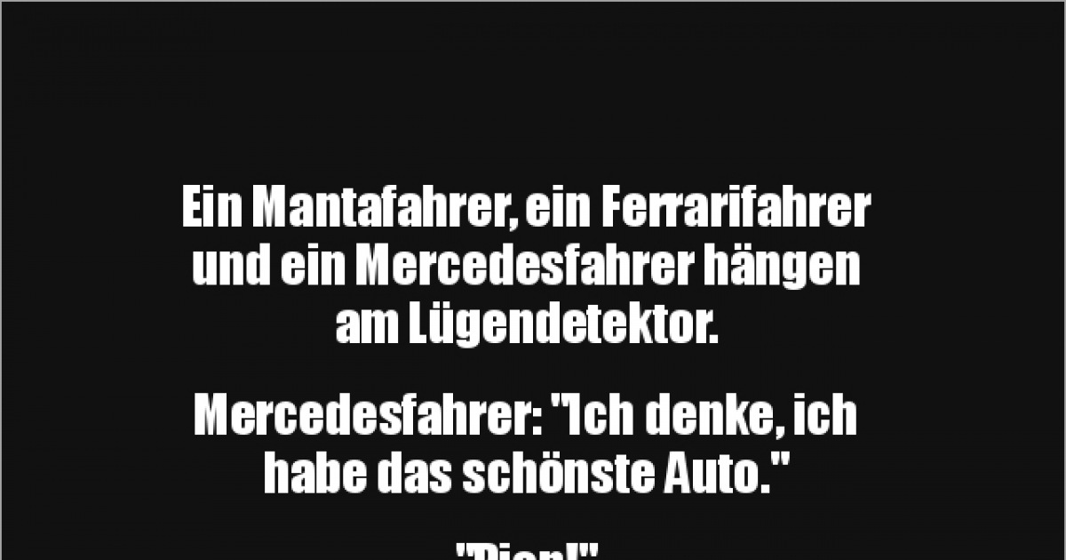 mercedes Witze und Sprüche - DEBESTE.de