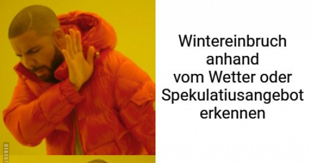Neue Bilder und Memes - Wintereinbruch - lustig, kostenlos - DEBESTE.de