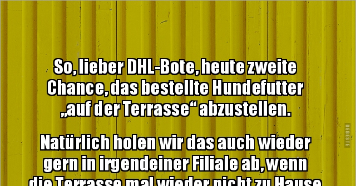 terrasse Witze und Sprüche - DEBESTE.de