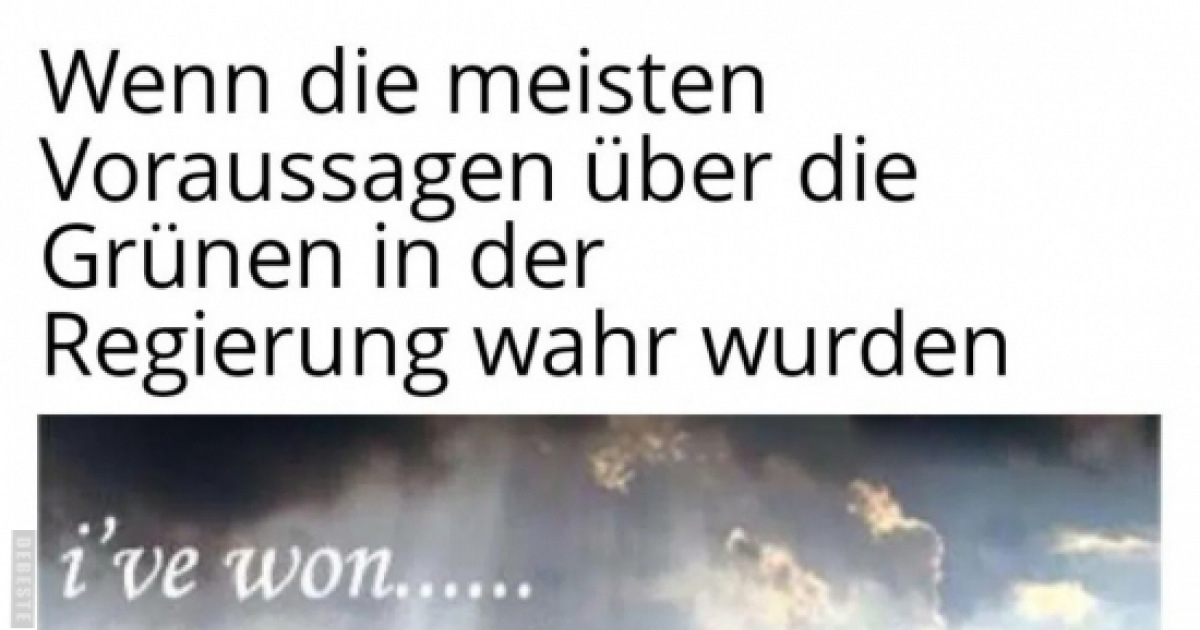 Neue Bilder und Memes - über Die Grünen - lustig, kostenlos - DEBESTE.de