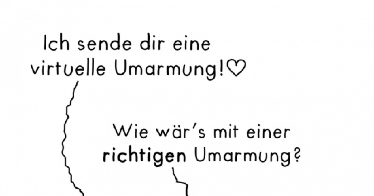 Neue Bilder und Memes - Virtuelle Umarmung - lustig, kostenlos - DEBESTE.de