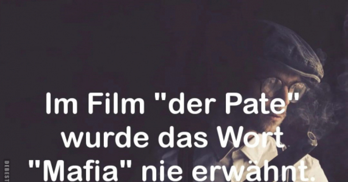 Neue Bilder und Memes - Der Pate - lustig, kostenlos - DEBESTE.de