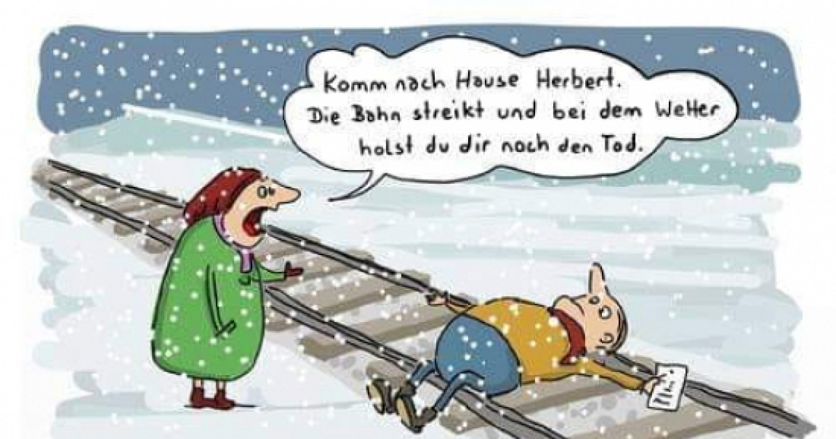Neue Bilder und Memes - Bahn Streik - lustig, kostenlos - DEBESTE.de