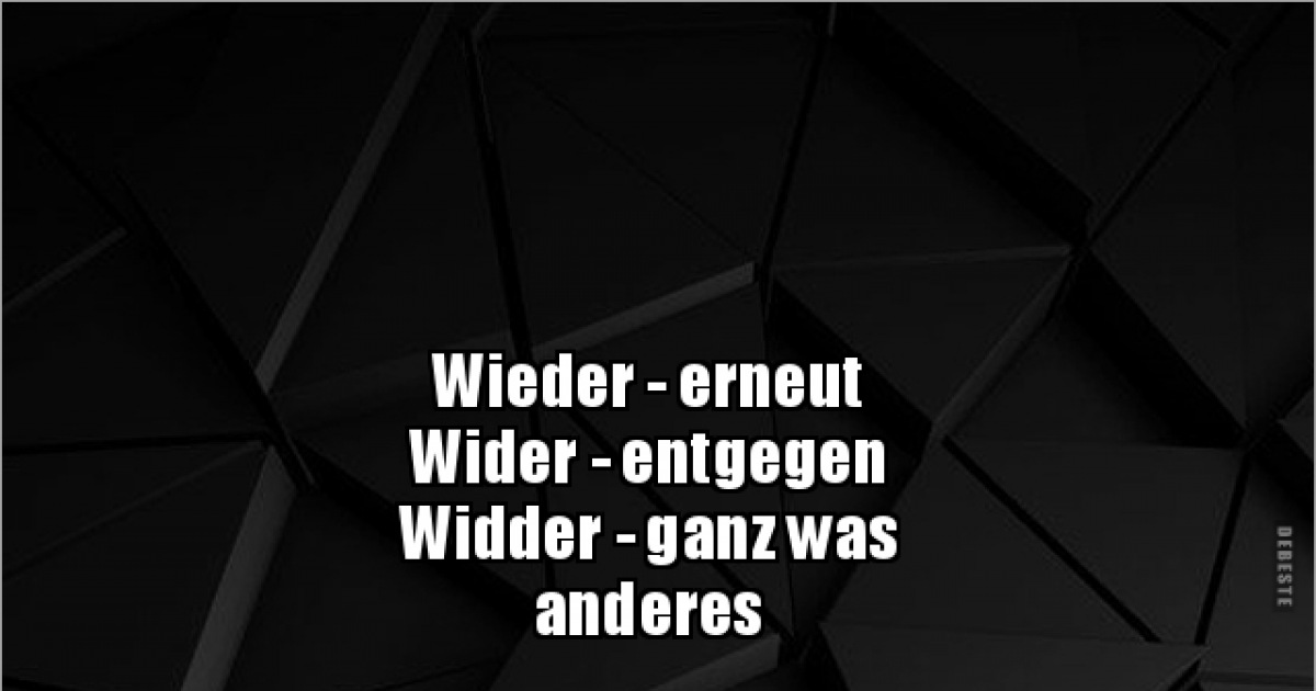 Neue Bilder und Memes - Widder - lustig, kostenlos - DEBESTE.de
