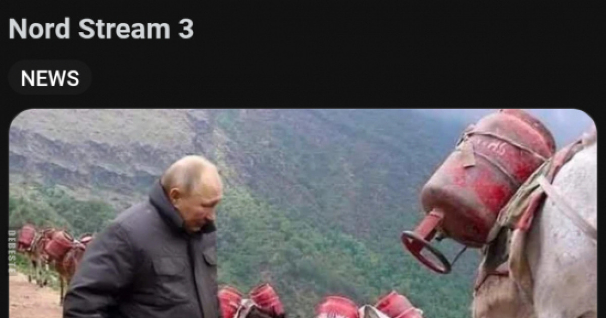 Neue Bilder und Memes - Nord Stream 3 - lustig, kostenlos - DEBESTE.de