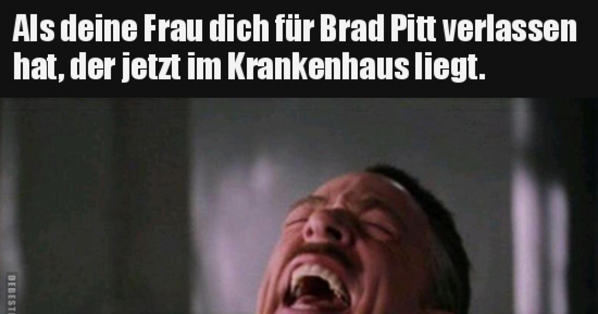 Neue Bilder und Memes - Brad Pitt - lustig, kostenlos - DEBESTE.de