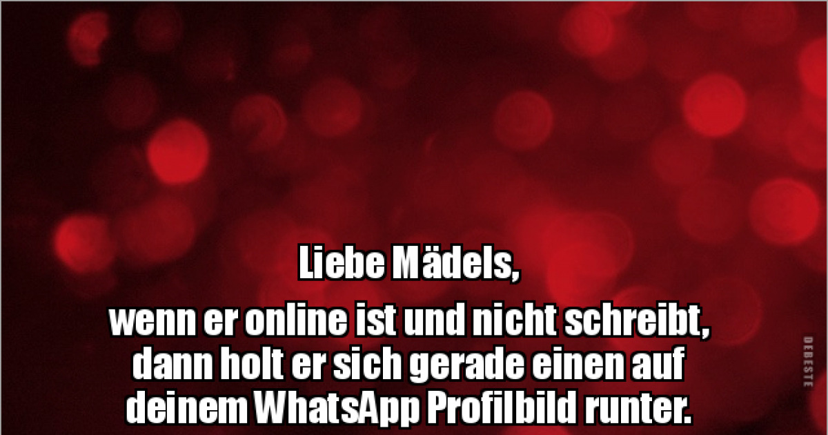 Neue Bilder und Memes - Whatsapp Profilbild - lustig, kostenlos - DEBESTE.de