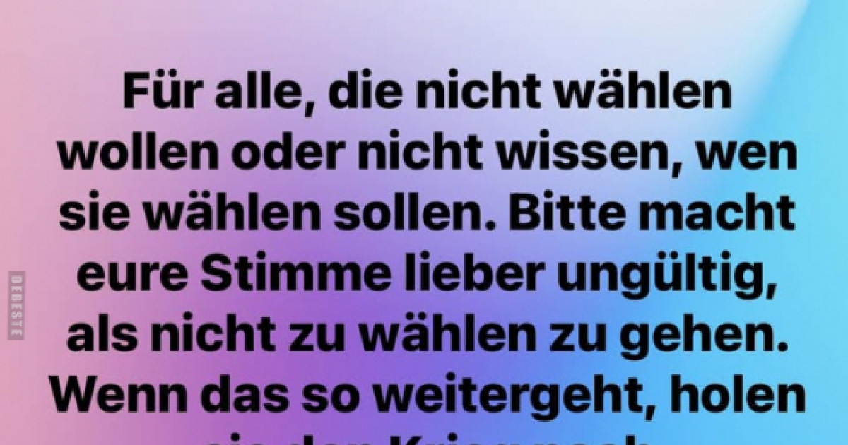 Neue Bilder und Memes - Stimme - lustig, kostenlos - DEBESTE.de