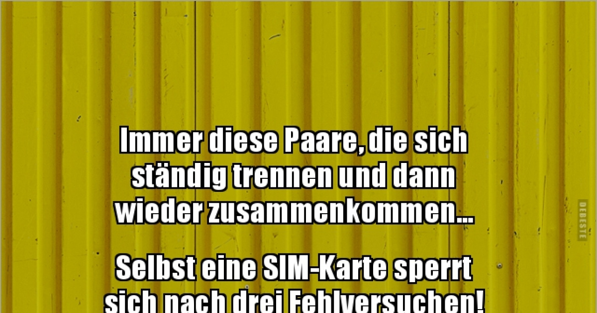 paare Witze und Sprüche - DEBESTE.de