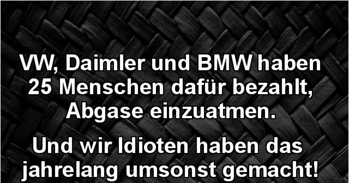 Neue Bilder und Memes - Dieselgate - lustig, kostenlos - DEBESTE.de