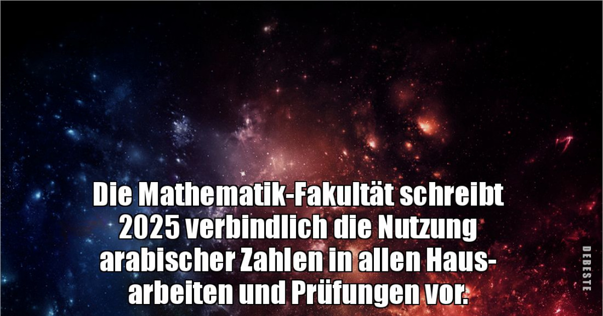mathematik Witze und Sprüche - DEBESTE.de