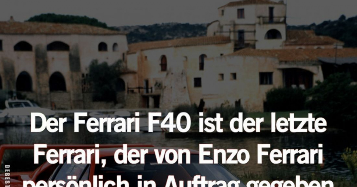 Neue Bilder und Memes - Ferrari F40 - lustig, kostenlos - DEBESTE.de