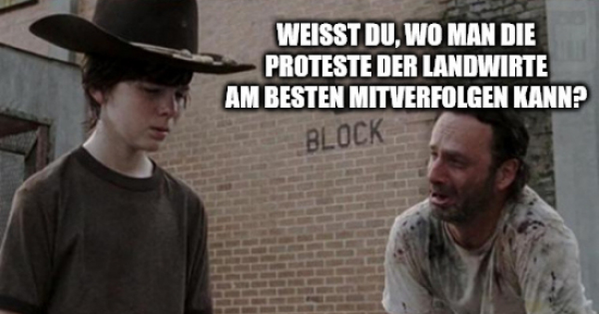 Neue Bilder und Memes - Proteste Der Landwirte - lustig, kostenlos ...