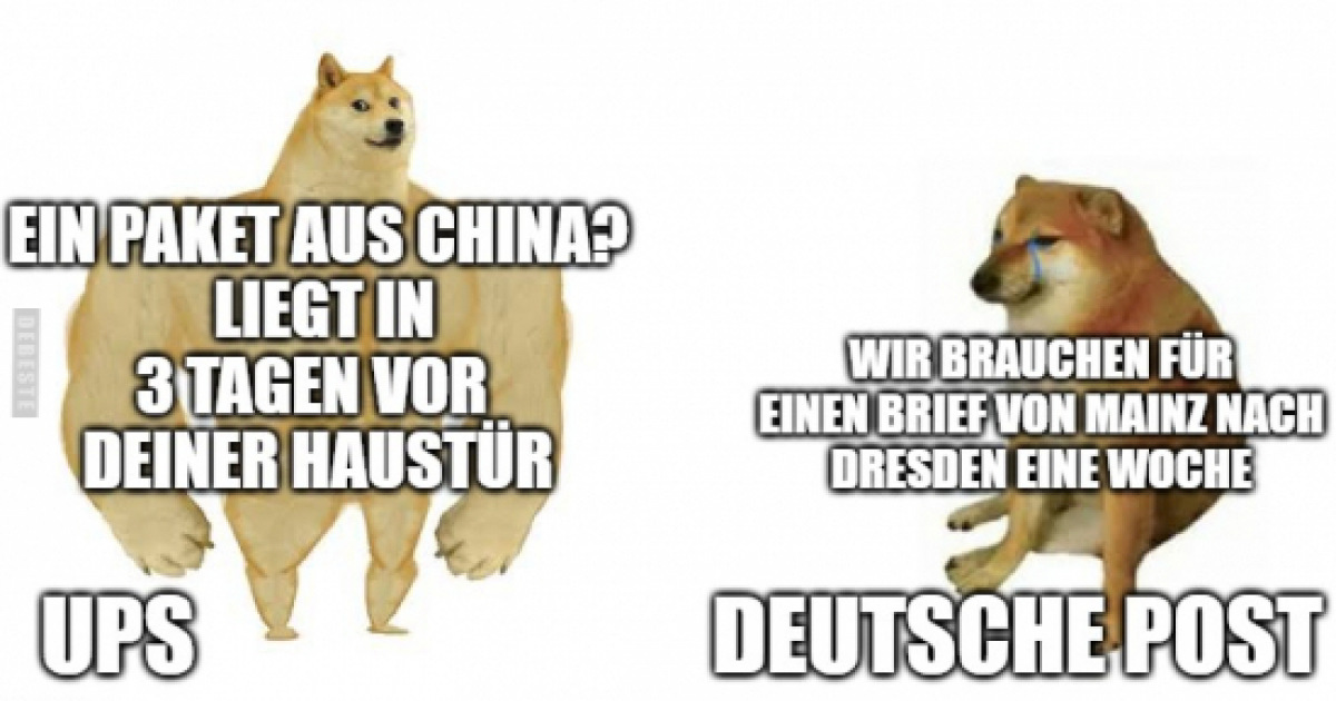 Neue Bilder und Memes - Deutsche Post - lustig, kostenlos - DEBESTE.de