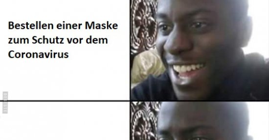 Bestellen einer Maske zum Schutz vor dem.. | Lustige Bilder, Sprüche ...