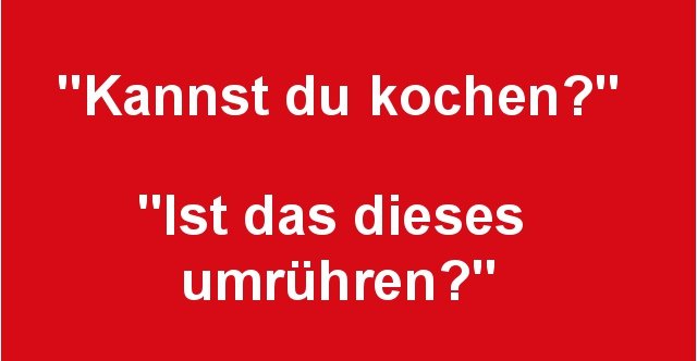 Kannst du kochen? | Lustige Bilder, Sprüche, Witze, echt lustig