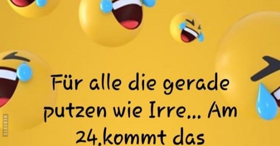 Für alle die gerade putzen wie Irre... | Lustige Bilder, Sprüche, Witze ...