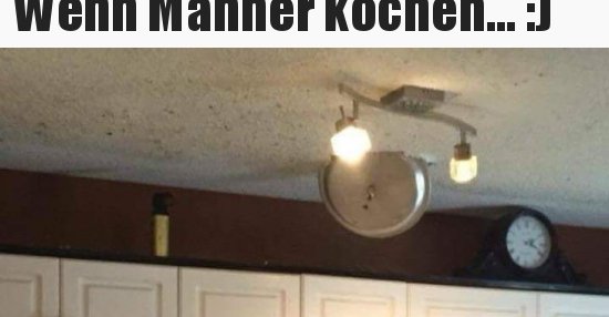 Wenn Männer kochen... :) | Lustige Bilder, Sprüche, Witze, echt lustig