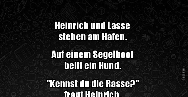 Heinrich und Lasse stehen am Hafen. Auf einem Segelboot.. | Lustige ...