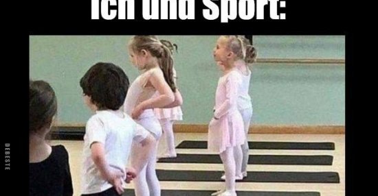 Ich und Sport: | Lustige Bilder, Sprüche, Witze, echt lustig