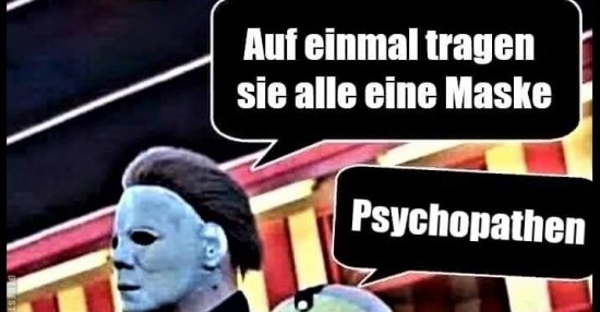 Auf einmal tragen sie alle eine Maske.. | Lustige Bilder, Sprüche ...