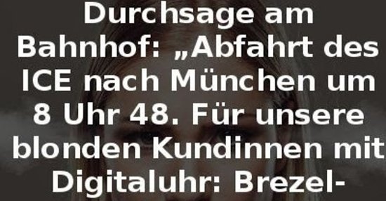 Durchsage am Bahnhof.. | Lustige Bilder, Sprüche, Witze, echt lustig
