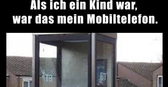 Als ich ein Kind war, war das mein Mobiltelefon. | Lustige Bilder ...