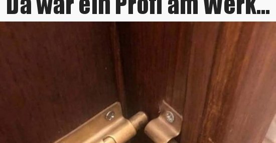 Da war ein Profi am Werk... | Lustige Bilder, Sprüche, Witze, echt lustig