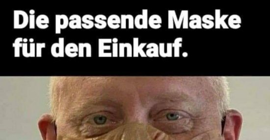 Die passende Maske für den Einkauf.. | Lustige Bilder, Sprüche, Witze ...