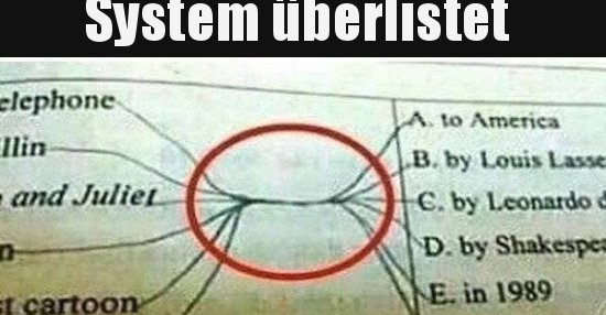 System überlistet.. | Lustige Bilder, Sprüche, Witze, echt lustig