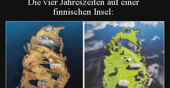Die vier Jahreszeiten auf einer finnischen Insel.. | Lustige Bilder ...