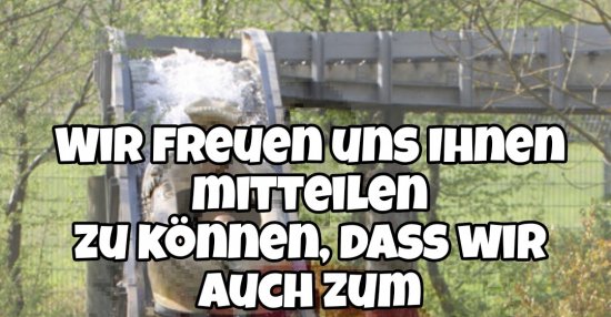 Wir freuen uns ihnen mitteilen zu können, dass wir auch zum Ende der Saison 2022, wie jedes Jahr ...