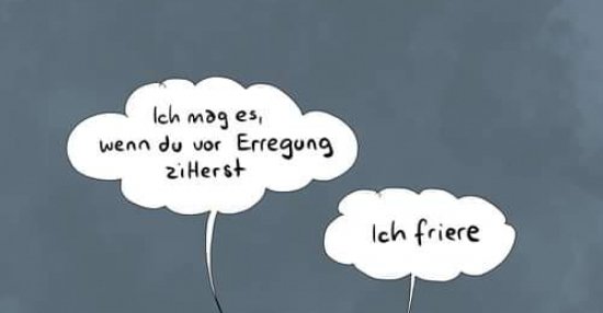 Ich mag es, wenn du vor Erregung zitterst.. | Lustige Bilder, Sprüche ...