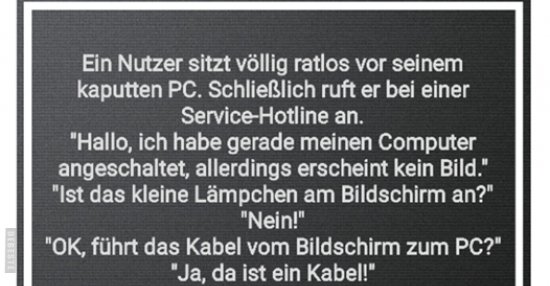 Ein Nutzer sitzt völlig ratlos vor seinem kaputten PC.. | Lustige ...