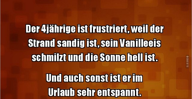 Der 4jährige ist frustriert, weil der Strand sandig ist.. | Lustige ...