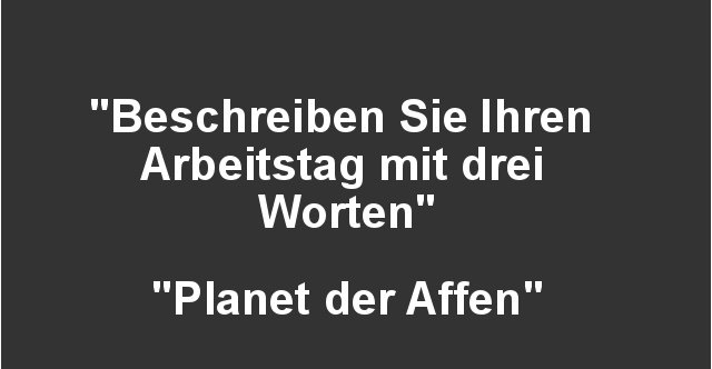 In 3 Worten Beschreiben Lustig