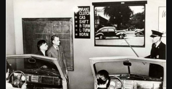 Fahrschule in Michigan, USA im Jahr 1939.. | Lustige Bilder, Sprüche ...