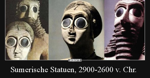 Sumerische Statuen, 2900-2600 v. Chr. - DEBESTE.de