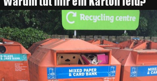 Warum tut mir ein Karton leid?.. | Lustige Bilder, Sprüche, Witze, echt ...