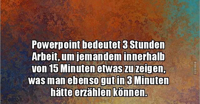Witzige Powerpoint Bilder – Präsentation Ende ↗️ 7 gelungene Beispiele ...