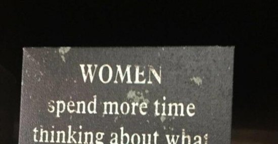 Women spend more time thinking about what men think than men actually ...