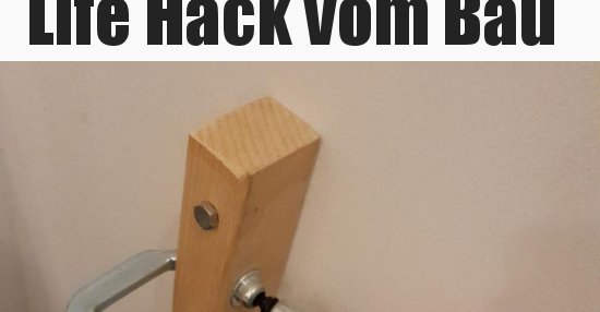 Life Hack vom Bau.. | Lustige Bilder, Sprüche, Witze, echt lustig