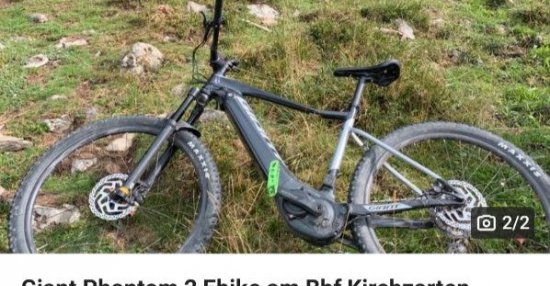 Giant Phantom 2 Ebike am Bhf Kirchzarten geklaut - DEBESTE.de