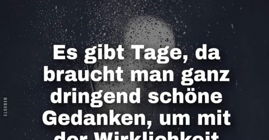 Es gibt Tage, da braucht man ganz dringend schöne.. | Lustige Bilder ...