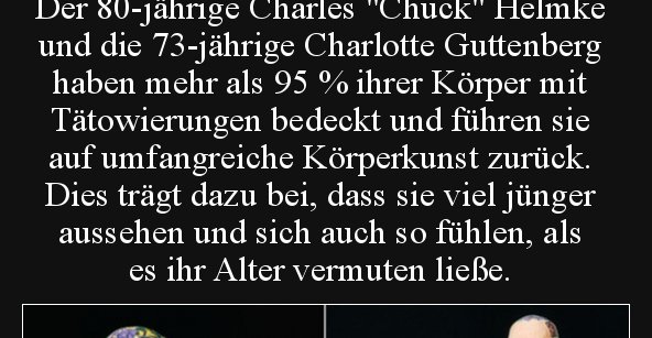 Der 80-jährige Charles Chuck Helmke und die 73-jährige Charlotte ...