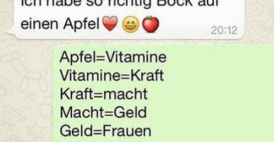 Ich hab so richtig Bock auf nen Apfel.. | Lustige Bilder, Sprüche ...