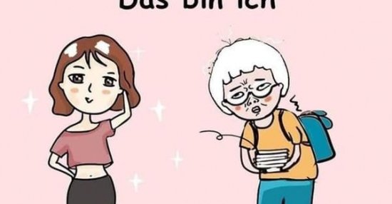 Das bin ich. Bevor ich Deutsch lerne. Nachdem ich Deutsch lerne ...