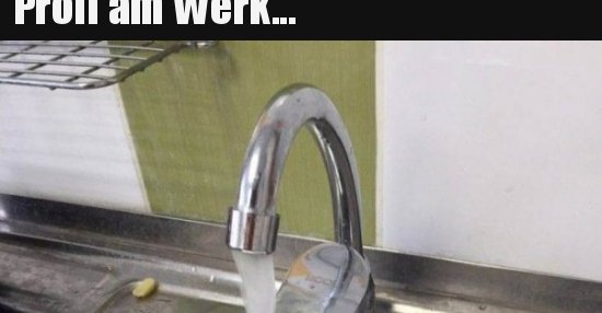 Profi am Werk... | Lustige Bilder, Sprüche, Witze, echt lustig